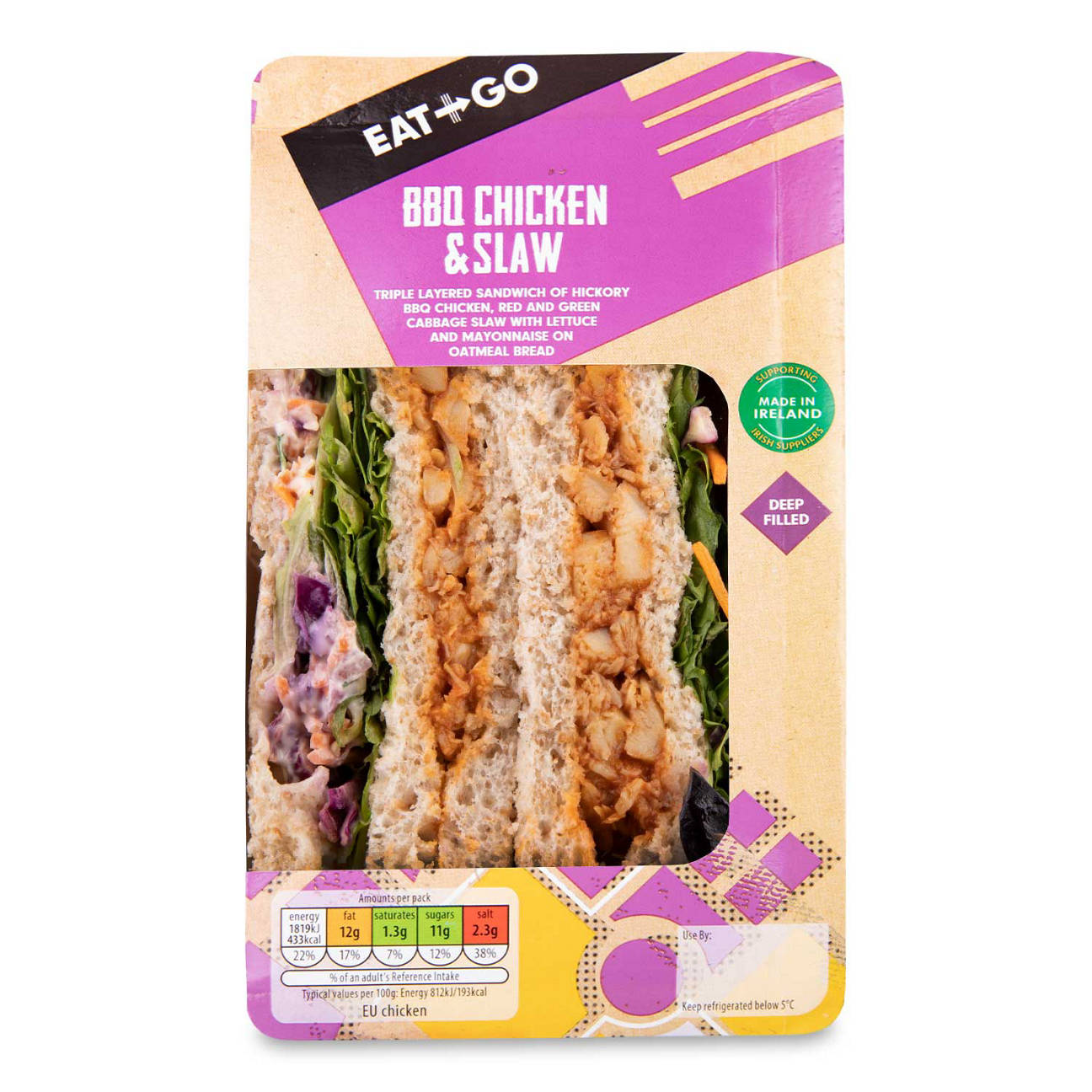 BBQ Chicken & Slaw Sandwich | ALDI IE